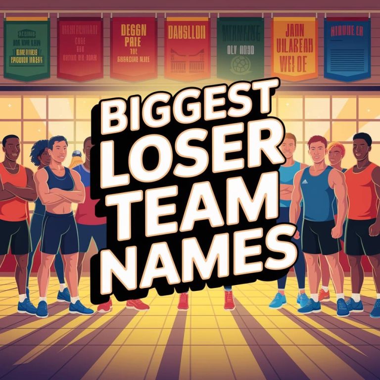 Biggest Loser Team Names: Fun, Motivating & Unique Picks - Aboutbiography