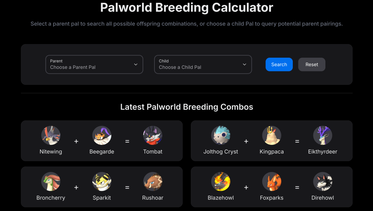 Palworld Breed Calculator – Best Breeding Combos & Tips - Aboutbiography